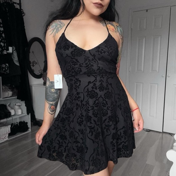 Windsor | Dresses | Whimsygoth Goth Grunge Dress Nwt | Poshmark